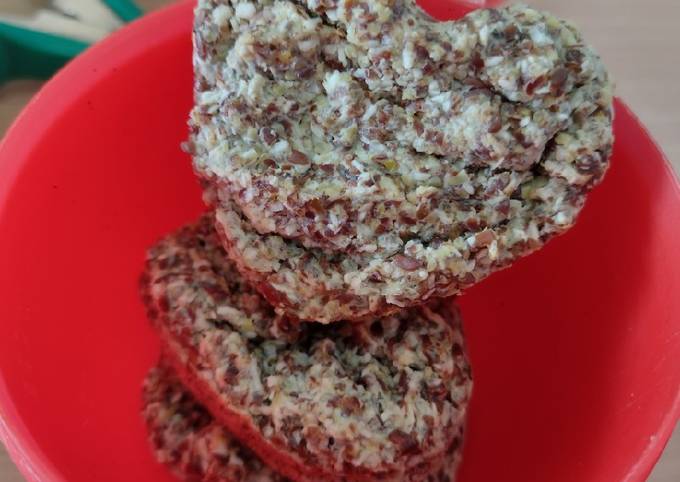 Corazones de Coco, Chía y Lino Receta de Euge Schiavoni- Cookpad