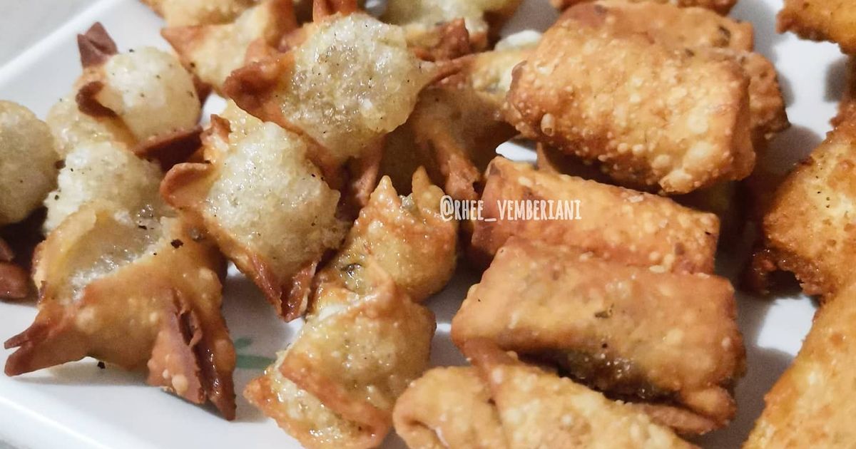 Resep Pangsit Mini & Lumpiah Mini oleh Rhee - Cookpad