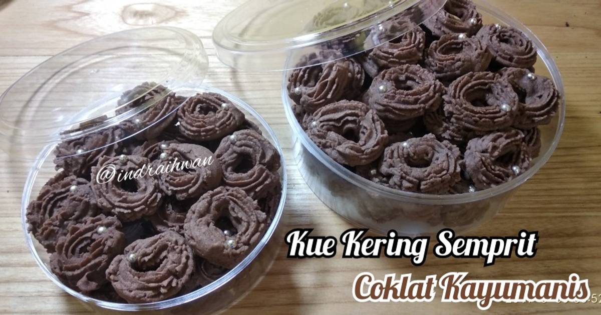 Resep Kue Kering Semprit Coklat Kayumanis oleh in's kitchen activity ...