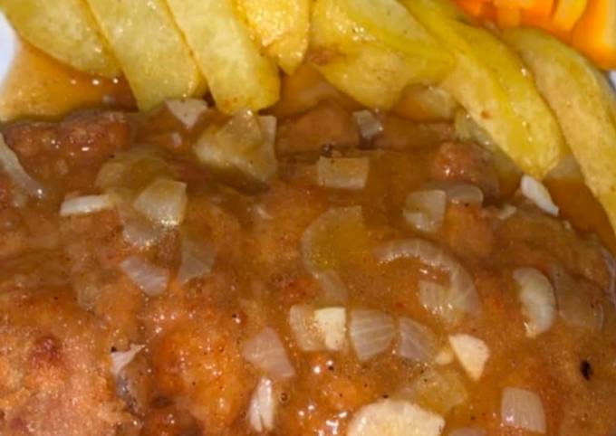 Resep Crispy Chicken Steak (simple) oleh Laelaa - Cookpad