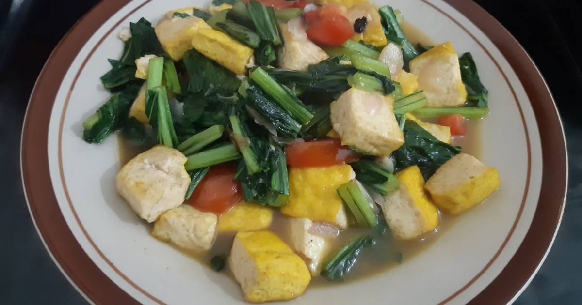 Resep Tumis Tahu Sawi Hijau oleh Kartika Cikal - Cookpad