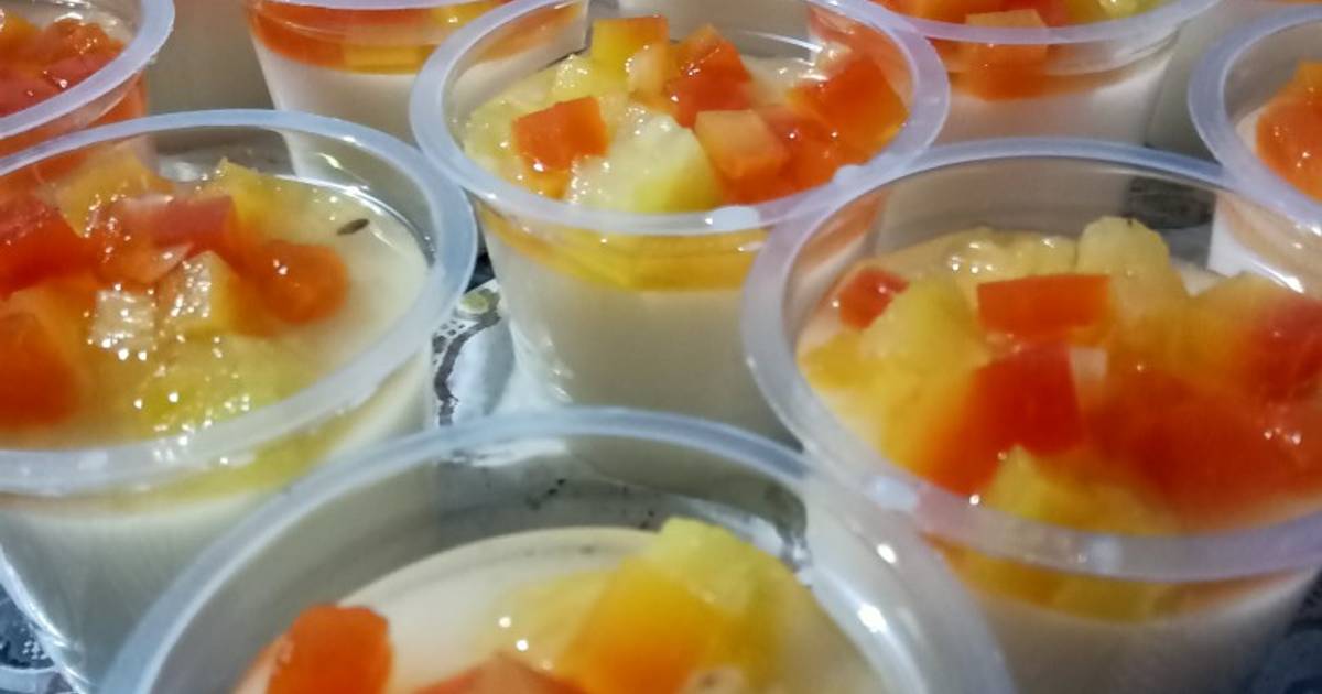 Resep Puding cocktail oleh Kimmyne - Cookpad