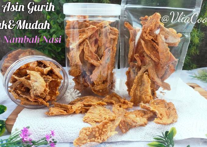 Resep IKAN ASIN CRISPY Menu Sederhana Nikmatnya Bikin Nagih oleh Vlia ...