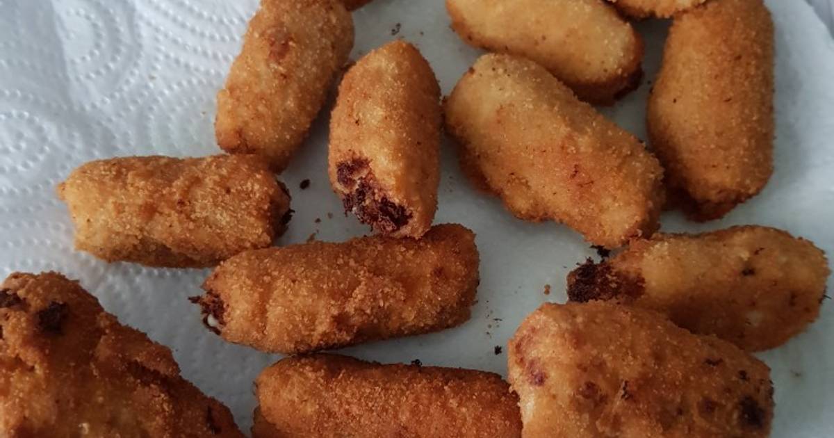 Croquetas de atún y quesitos Receta de Maria - Cookpad