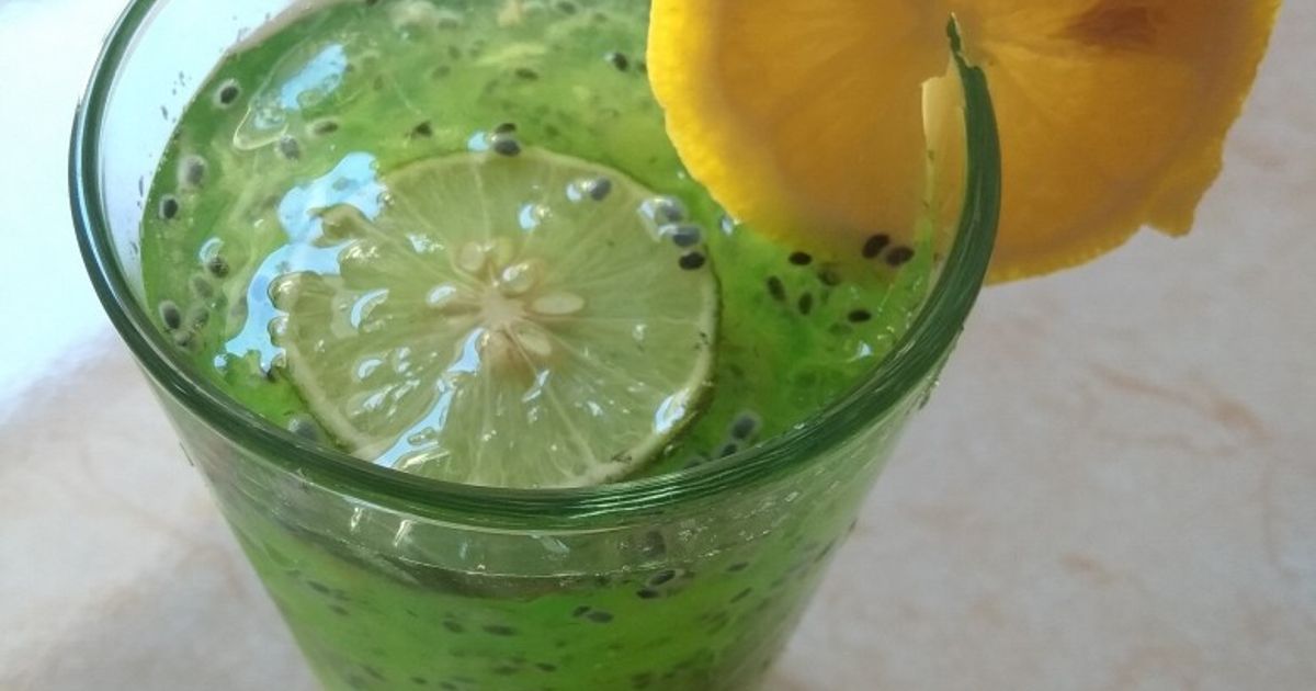 Resep Es Melon Lemon Selasih Suegeerr oleh Aisy (Bunda Keisya) - Cookpad