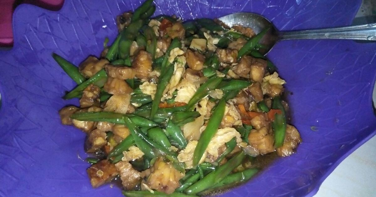 Resep Tumis Buncis Tempe Pedas Manis oleh Maya R Yuniar Anggraeni - Cookpad