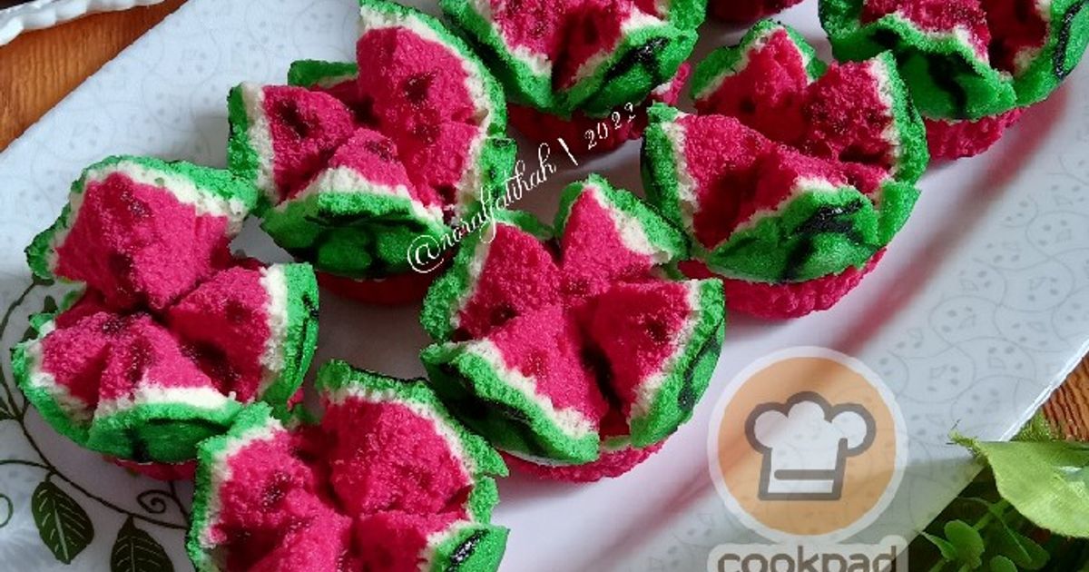 Resipi Apam Mekar Tembikai Red Velvet (Tanpa Air Soda) oleh Nor Al ...