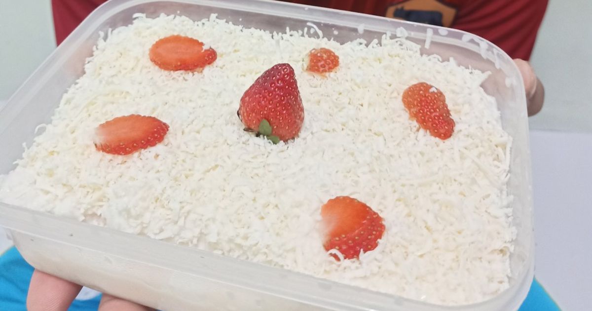 Resep roti tawar cream strawberry rumahan enak dan mudah - Cookpad