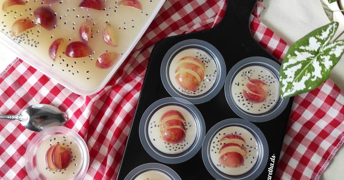 Resep 32. Puding Buah Anggur oleh nurmaretha ds - Cookpad