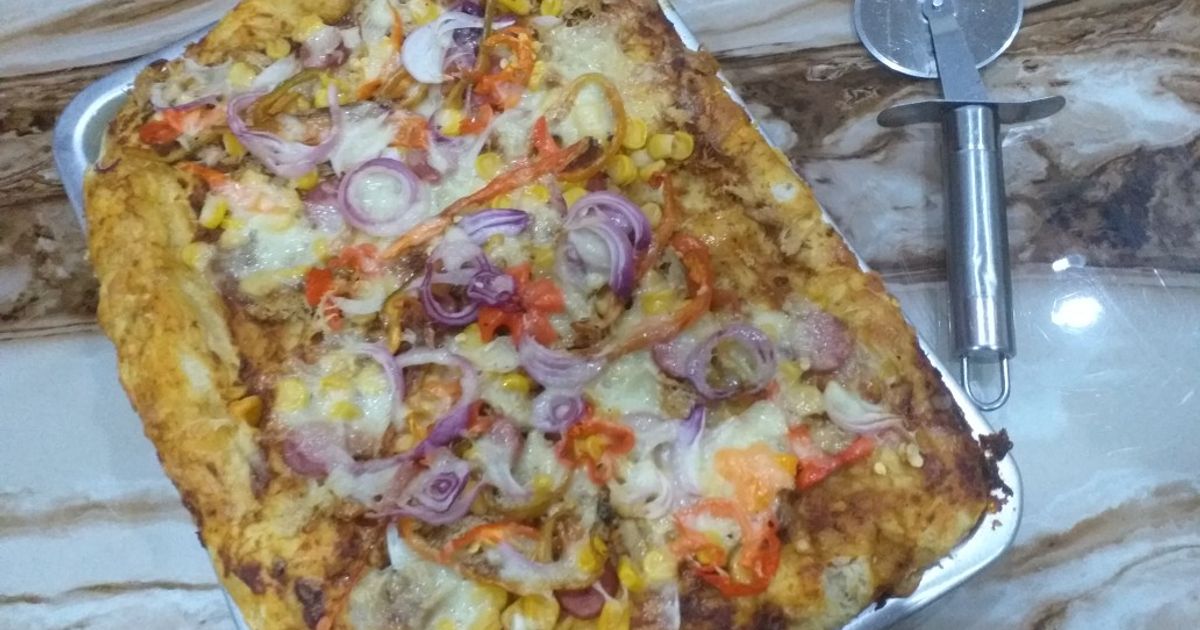 Square Pizza Recipe by Jamila Ibrahim Tunau - Cookpad