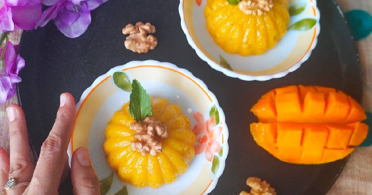 Mango Walnut Halwa Recipe by Sonal Gaurav Suthar - Cookpad