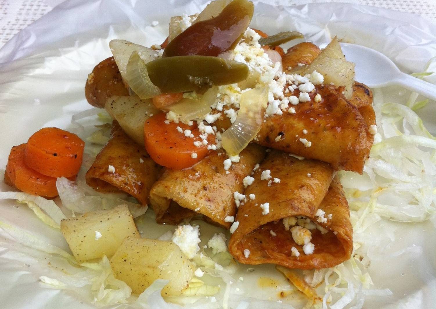 Enchiladas de pueblo Receta de sabores México- Cookpad