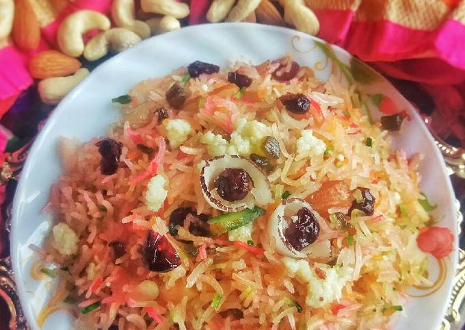 Mutanjan (Sweet rice) Recipe by Uzma Khan - Cookpad
