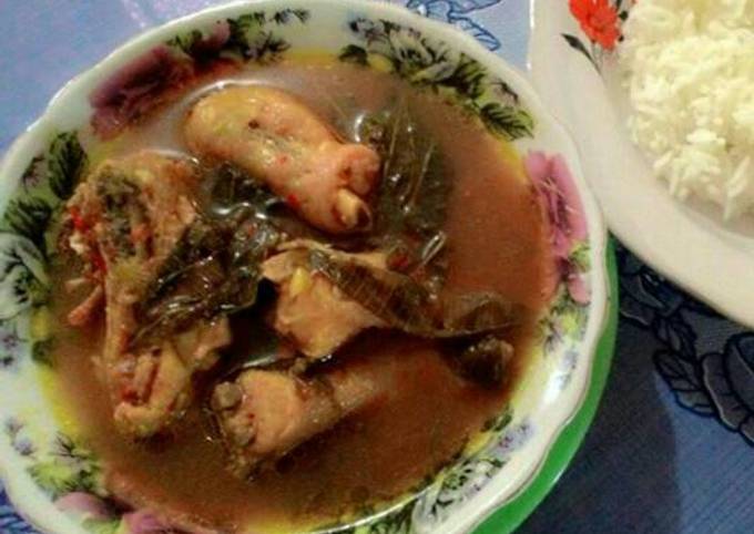 Resep Lempah ayam daun kedondong khas bangka oleh Sumi Hayati - Cookpad