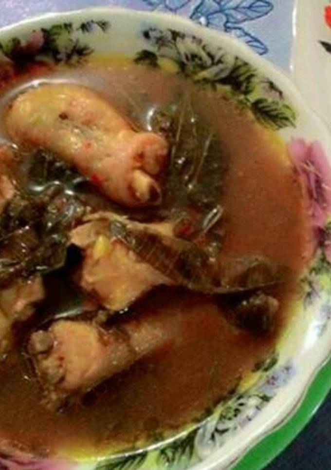 Resep Lempah ayam daun kedondong khas bangka oleh Sumi Hayati - Cookpad