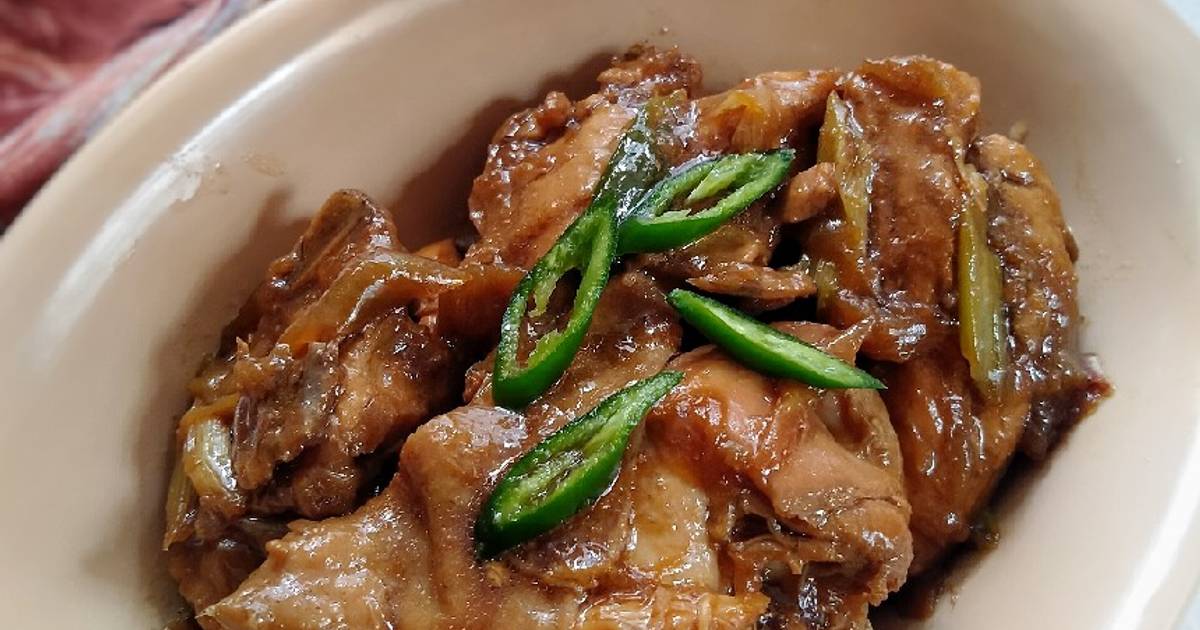 Resep Ayam Kecap Saus Tiram Oleh Angken Keenan Cookpad