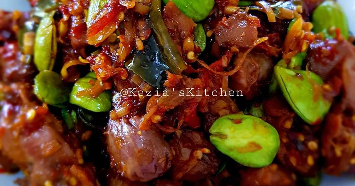 Sambal Sere Ampela Ayam (Spicy Chicken Gizzard) Recipe by Kezia's ...