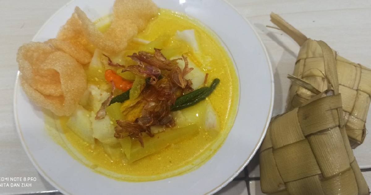 410 resep sayur ketupat labu enak dan mudah - Cookpad