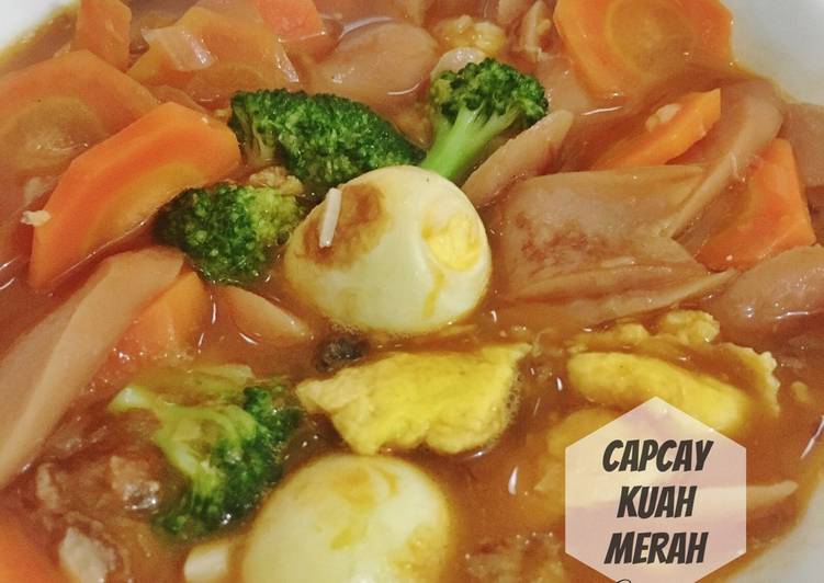 Resep Capcay Kuah Merah Anti Gagal - Sajian Resep