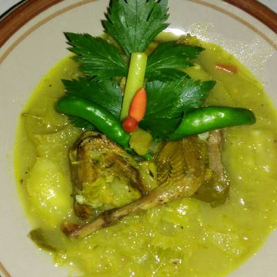 Resep Lempah kuning batang pisang oleh restikarmini - Cookpad