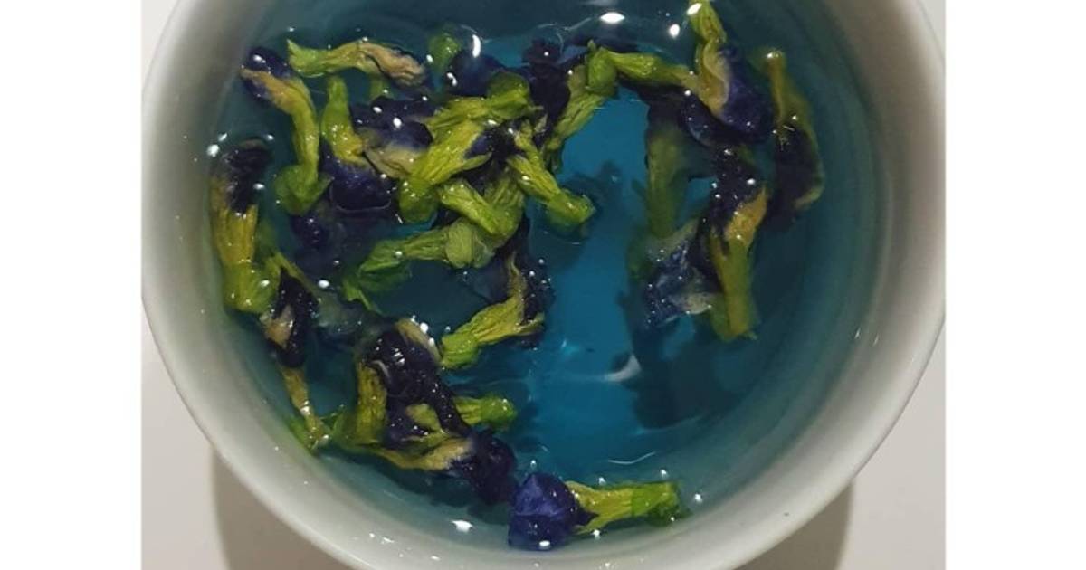 Resep Teh Bunga Telang oleh Mama AP - Cookpad