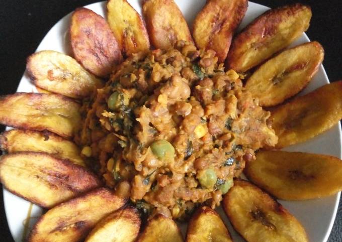 Vegetable beans and dodo Recipe by Alice George Imuetiyan - Cookpad