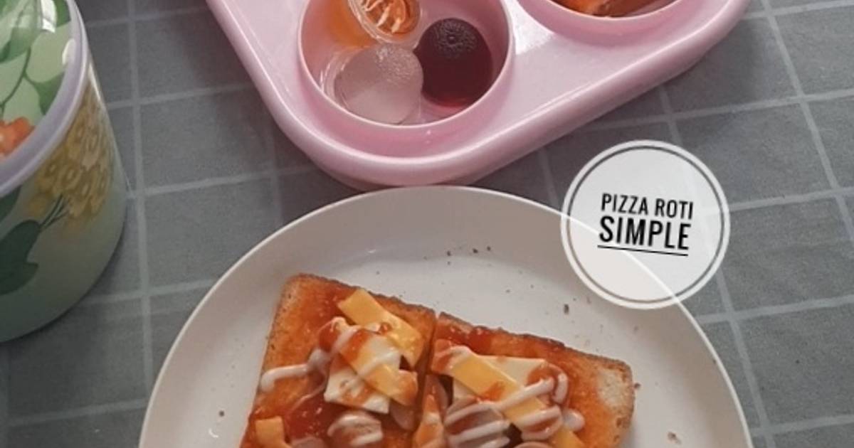 Resep Pizza Roti Simple (Untuk Bekal) oleh Choirun Nisak - Cookpad