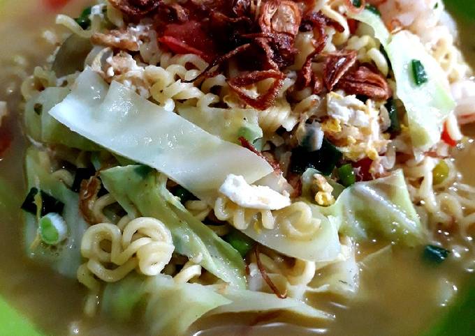 Resep Mie Rebus (Mie Instant) oleh Lie Fang - Cookpad