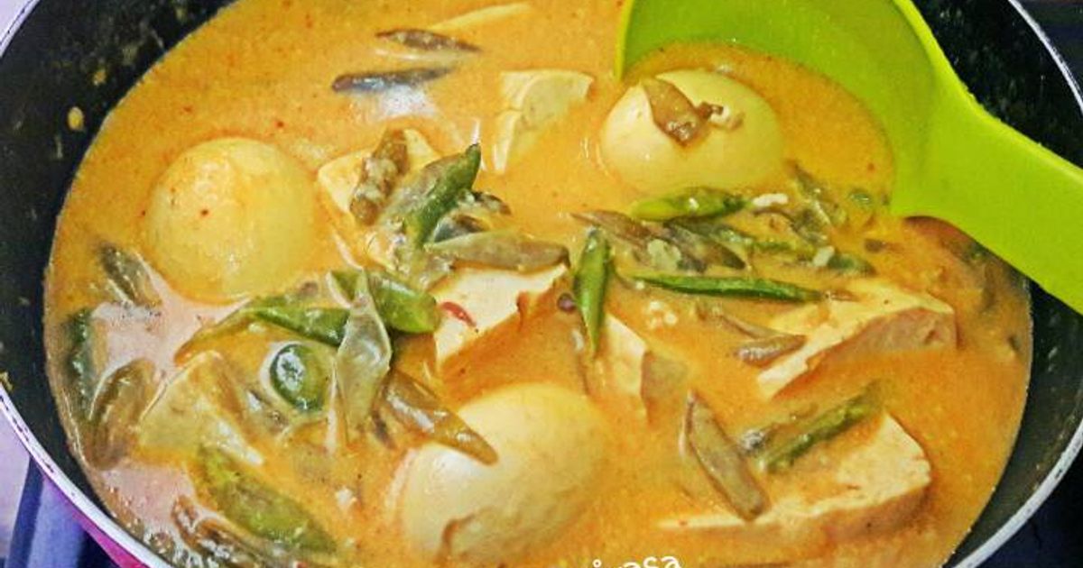 Resep gulai telur tahu rebus rumahan enak dan mudah - Cookpad
