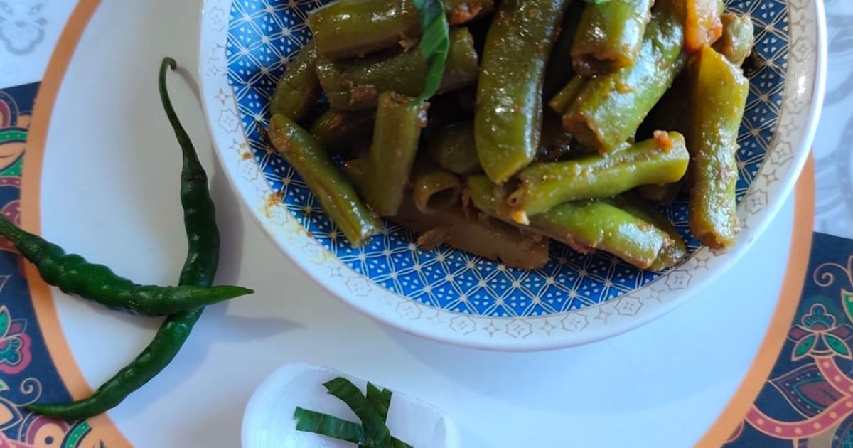 Green Beans Ki Sabzi Recipe by Pabi Chettri - Cookpad