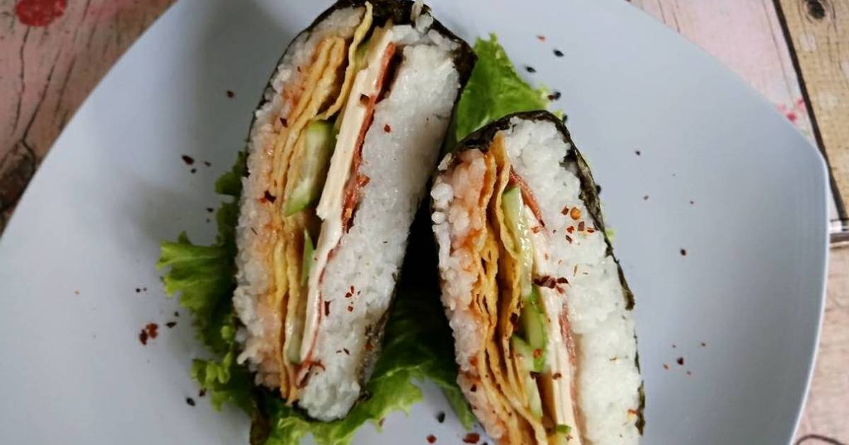 3 resep japanese rice sandwich enak dan mudah - Cookpad