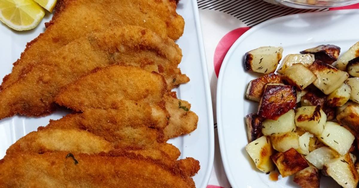 Pechugas de pollo rebozadas - 1.275 recetas caseras- Cookpad