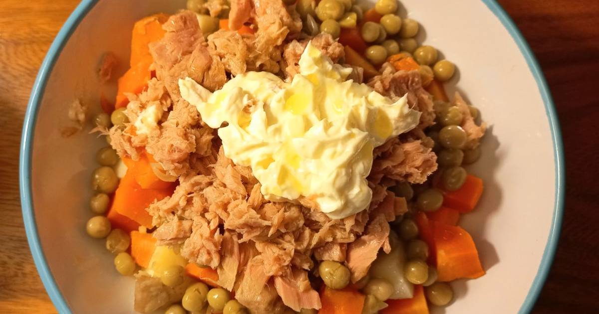 Ensalada rusa con atún Receta de virginia- Cookpad
