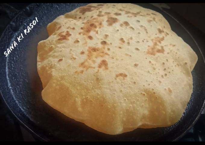 Soft Chapati with new method Recipe by Sana Jinabade - Cookpad