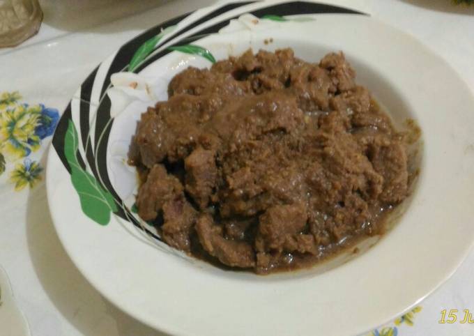 Resep Daging Sapi Masak Dendeng Kelem oleh Pawon Ndeso Artikah - Cookpad