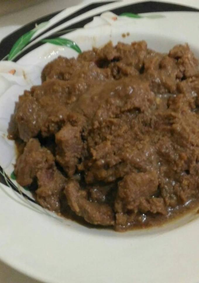 Resep Daging Sapi Masak Dendeng Kelem oleh Pawon Ndeso Artikah - Cookpad