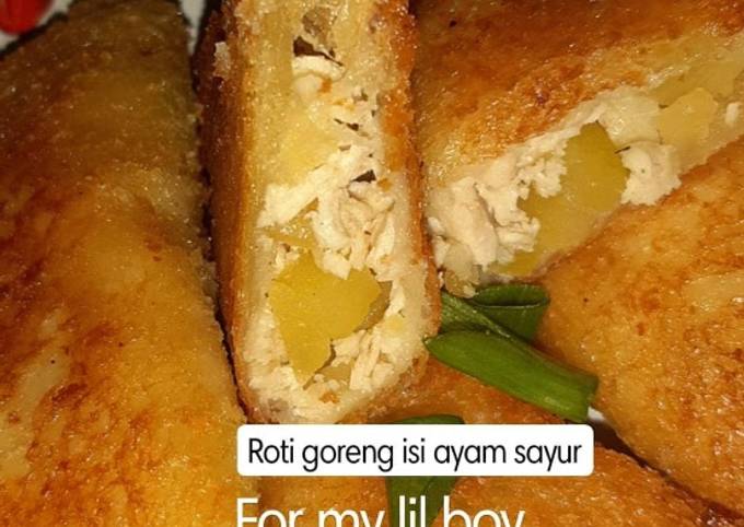 Resep Roti goreng isi ayam oleh Ridhara - Cookpad