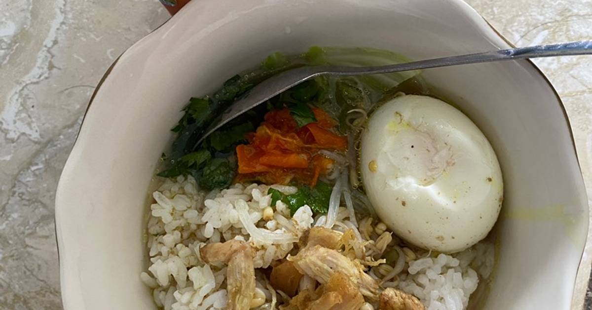 Resep Soto ayam super simple oleh Dewi Anggraini - Cookpad