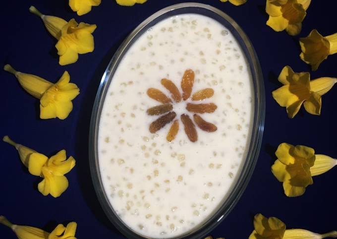 Sabudana Kheer Recipe by Sudipa Gope - Cookpad
