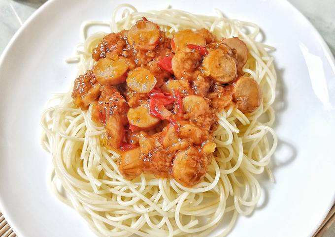 Resep Spaghetti bolognese Instan oleh Azda Mathbakh - Cookpad