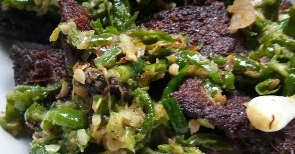 Resep Dendeng Batokok Cabe Ijo oleh Intan Vf - Cookpad