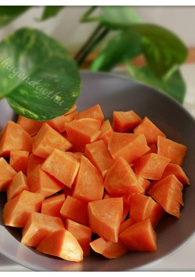 Cách Làm Món Luộc khoai lang bằng lò vi sóng của Mưa Thu - Cookpad