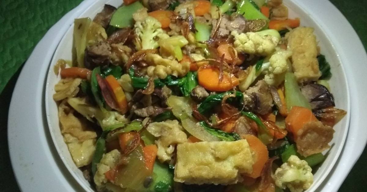 55 resep capcay kekian jerohan enak dan mudah - Cookpad