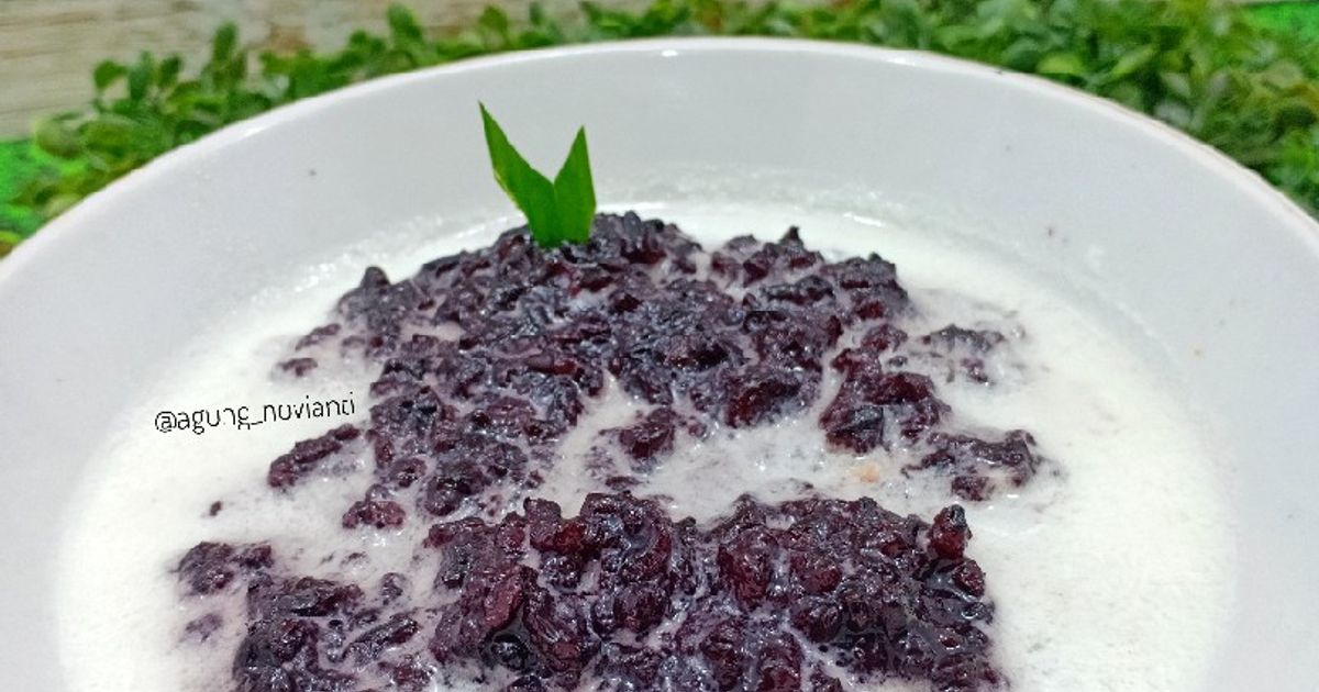 Resep Bubuh Injin Atau Bubur Ketan Hitam oleh Agung Novianti - Cookpad