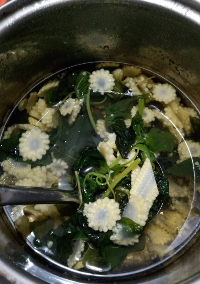 Resep Sayur Bening Bayam Putren oleh ReDaNi - Cookpad