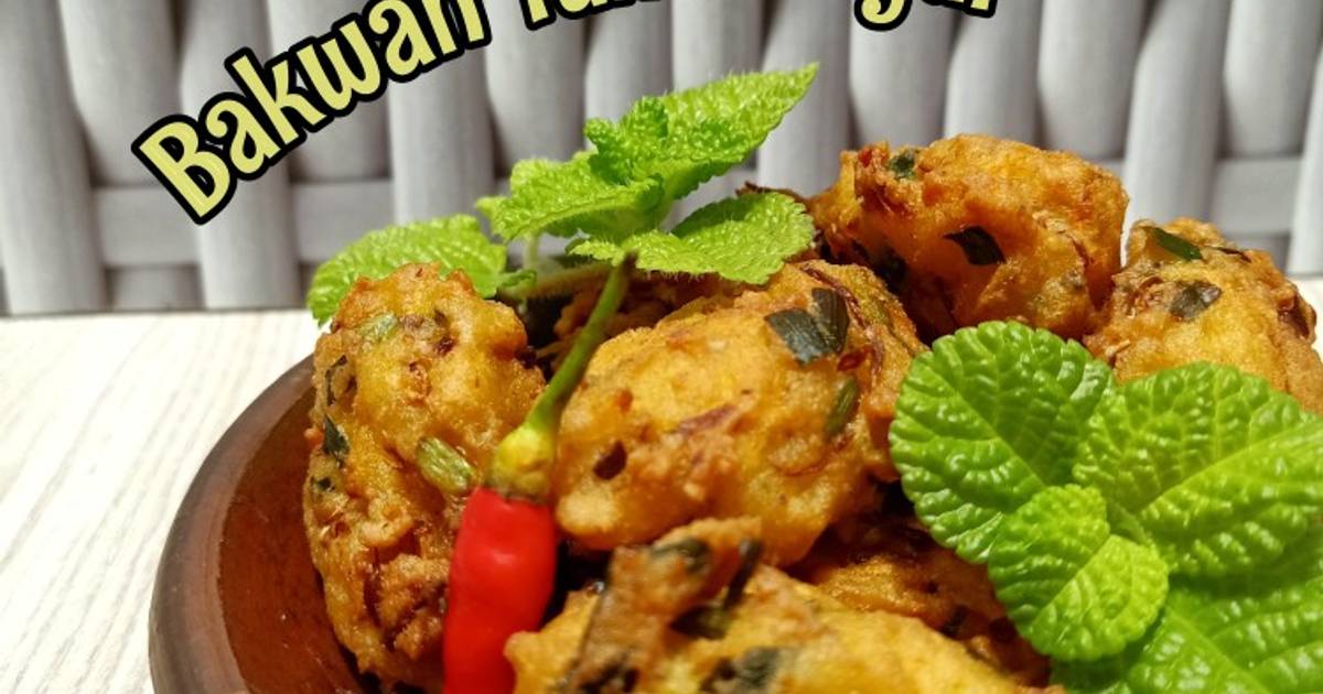 Resep 996. Bakwan Tahu Sayur, Wenak 😋👍 oleh JE deBloom - Cookpad