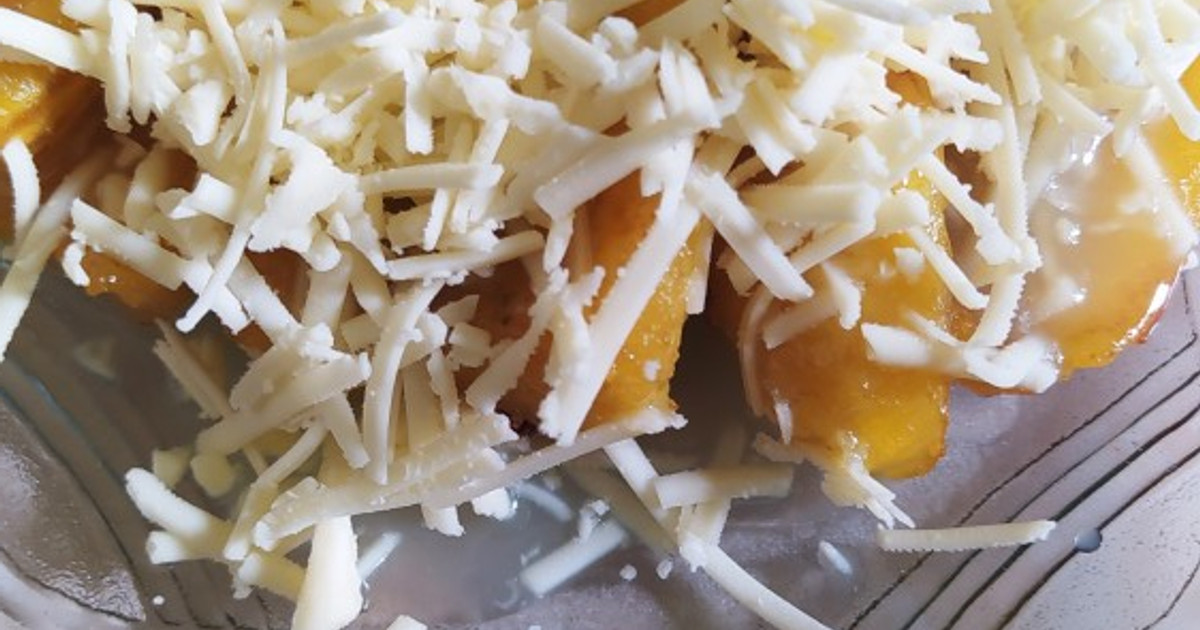 Resep Camilan Pisang Panggang Susu Keju Teflon Super Simple oleh fanni ...