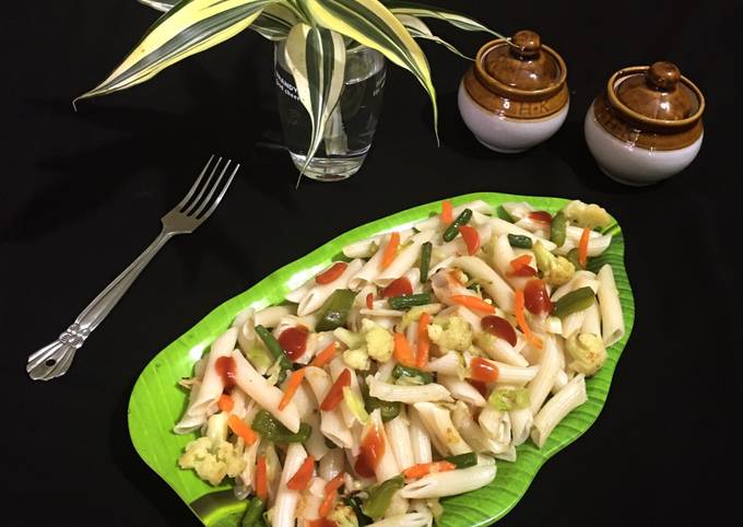 Winter Vegetable Pasta Recipe by Sudipa Gope - Cookpad