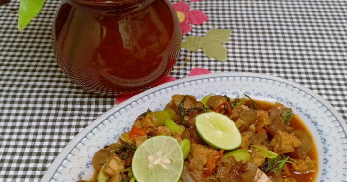 Resep Kikil Galak (Masak Pedas Dengan Kemangi Dan Tempe) oleh ...