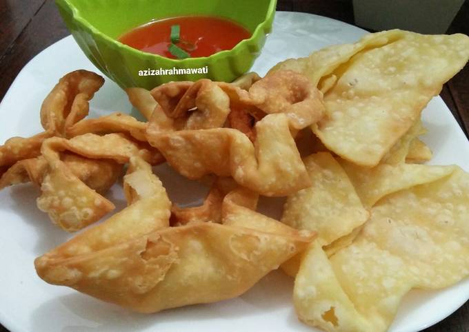 Resep Pangsit goreng oleh azizah rahmawati - Cookpad